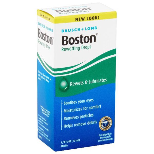 Boston Rewetting Drops 1/3 fl oz (10 mL)