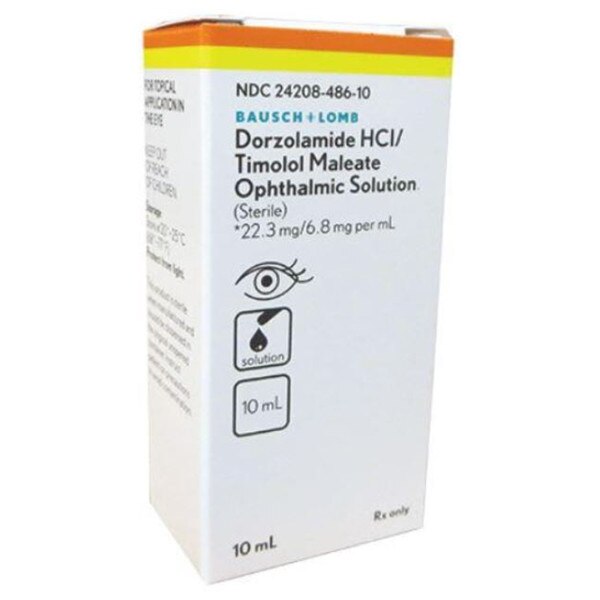 Dorzolamide HCl 2% / Timolol 0.5% 10mL (Bausch & Lomb)