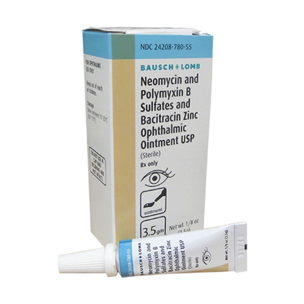 Neomycin Polymyxin B Bacitracin Zinc 3.5g (Bausch & Lomb)