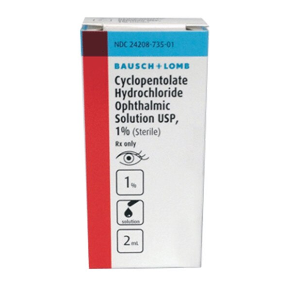 Cyclopentolate HCl 1%, 2mL (Bausch & Lomb)