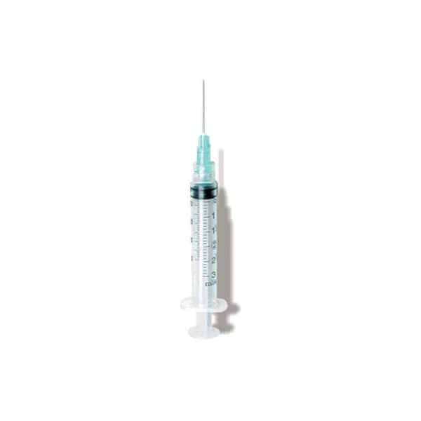 Exel Luer Lock Syringe w/ Needle, 3cc 20G X 1", 100/Box