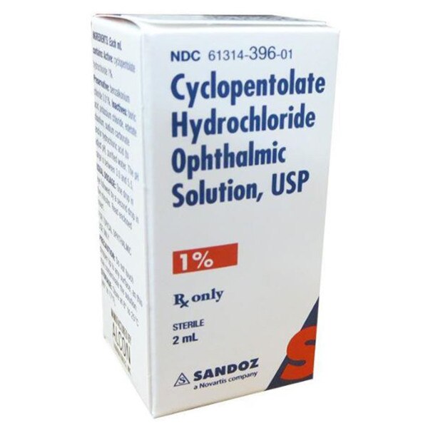 Cyclopentolate HCl 1%, 2mL (Sandoz)