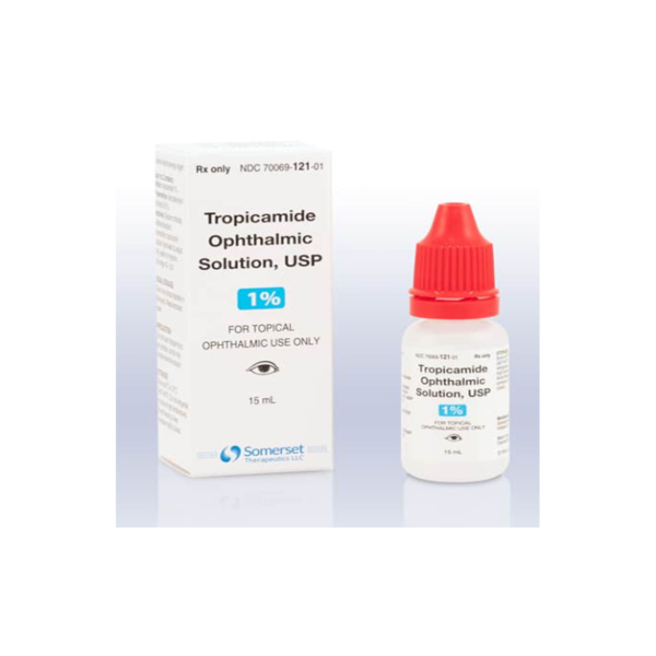 Tropicamide 1%, 15mL (Somerset) NDC# 70069-0121-01