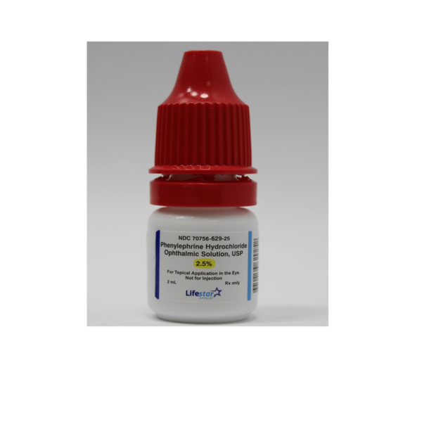 Phenylephrine Hydrochloride 2.5% Drops - Lifestar Pharma | Ophthalmics Inc