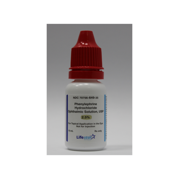 Phenylephrine Drops 2.5%, 15mL (LifeStar Pharma)