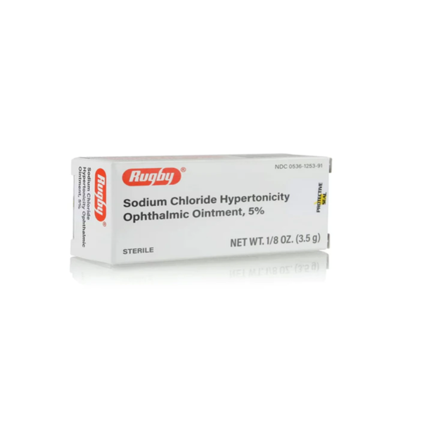 Sodium Chloride Hypertonicity 5% Ophthalmic Ointment 3.5g (Rugby)