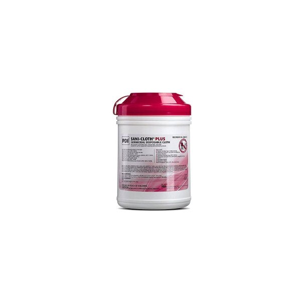 PDI Sani-Cloth Plus Germicidal Disposable Cloth, Large 6" x 6.75", 160 ...