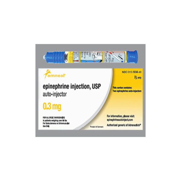 Epinephrine Auto-Injector 0.3mg (Amneal) 2/Pack